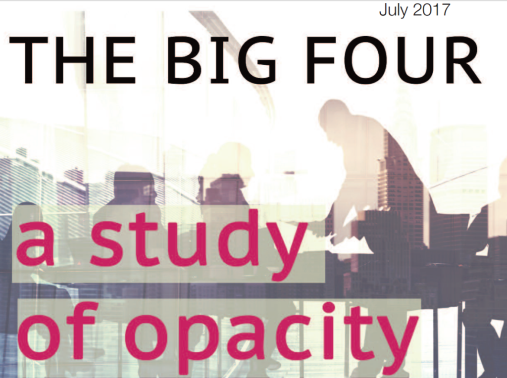 The Big Four – A Study Of Opacity - Global Tax Justice