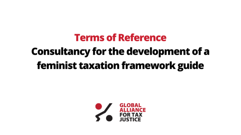 TOR: Development Of A Feminist Taxation Framework Guide - Global Tax ...